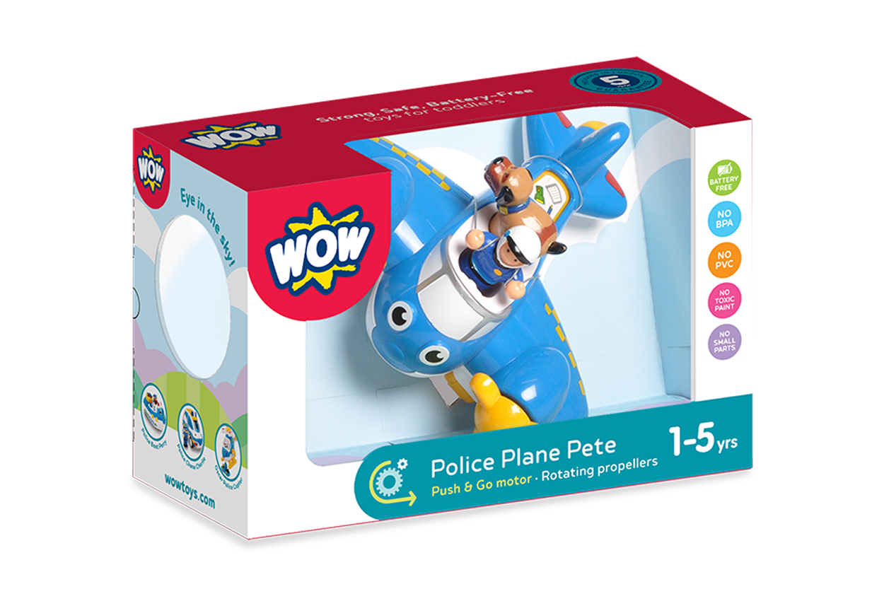 WOW Police Plane Pete Toy – Limited Stock, Massive Savings!