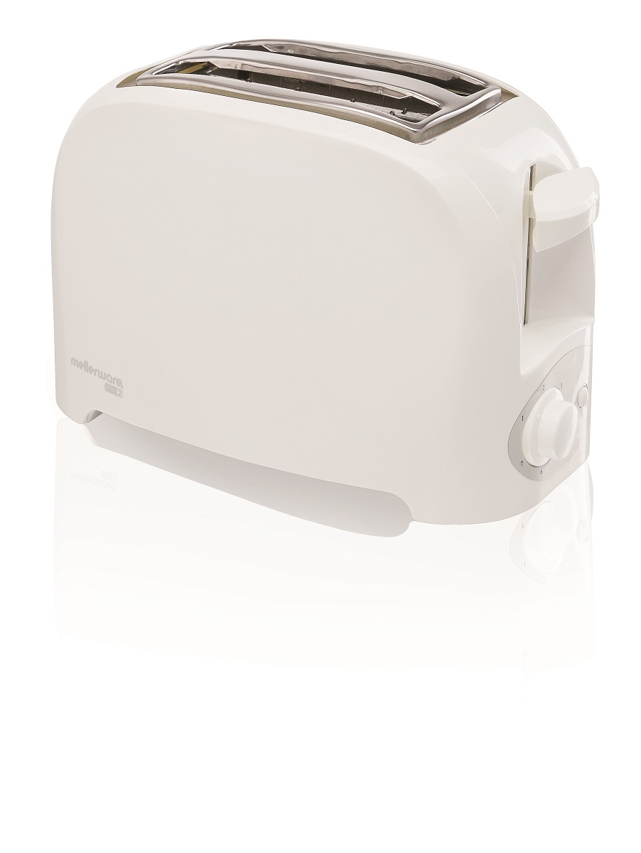 Mellerware - 2 Slice Eco Toaster - White - Dailydeals.co.za