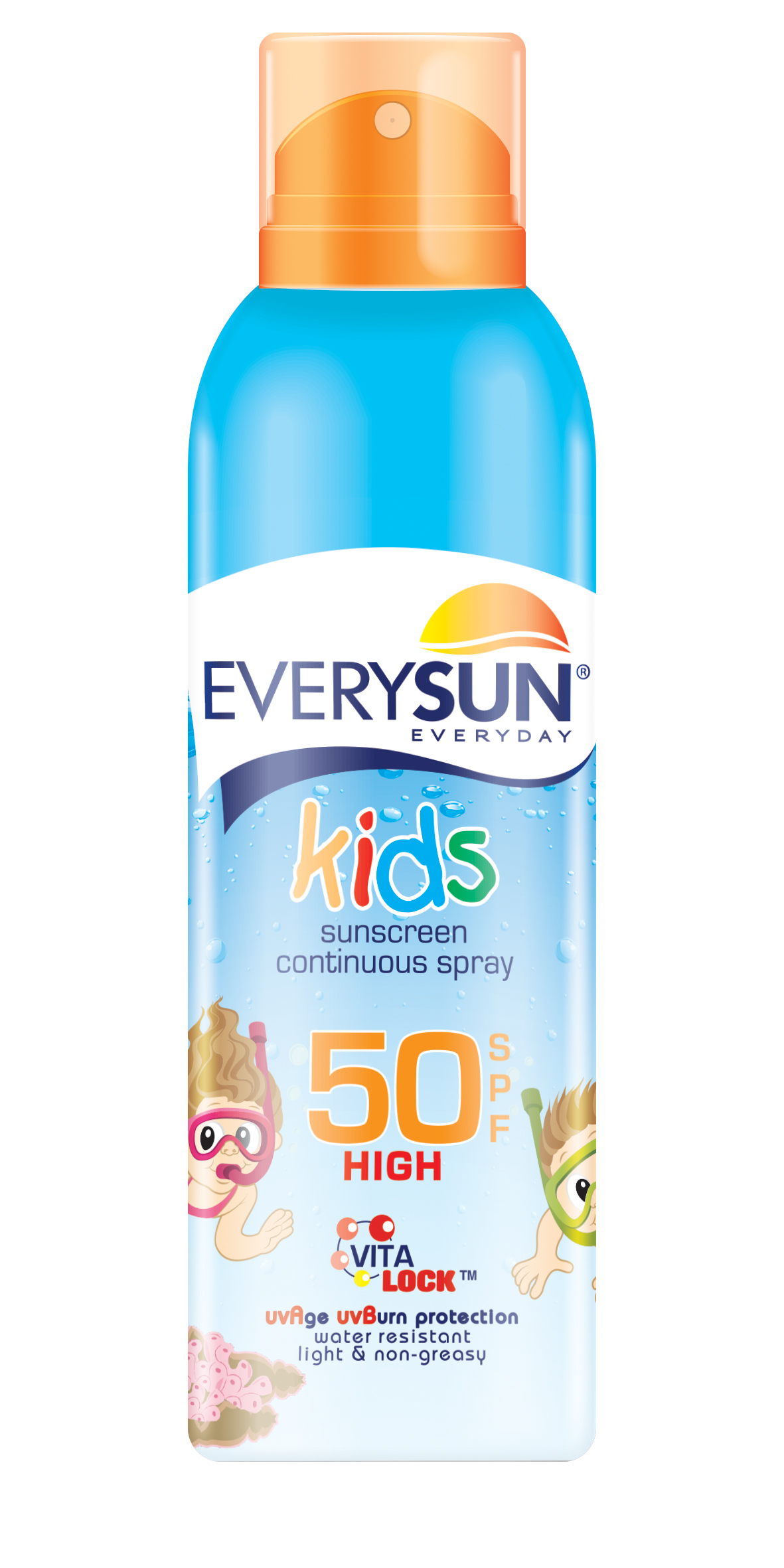 Everysun Kids Aerosol Spray SPF 50 – Limited Stock, Massive