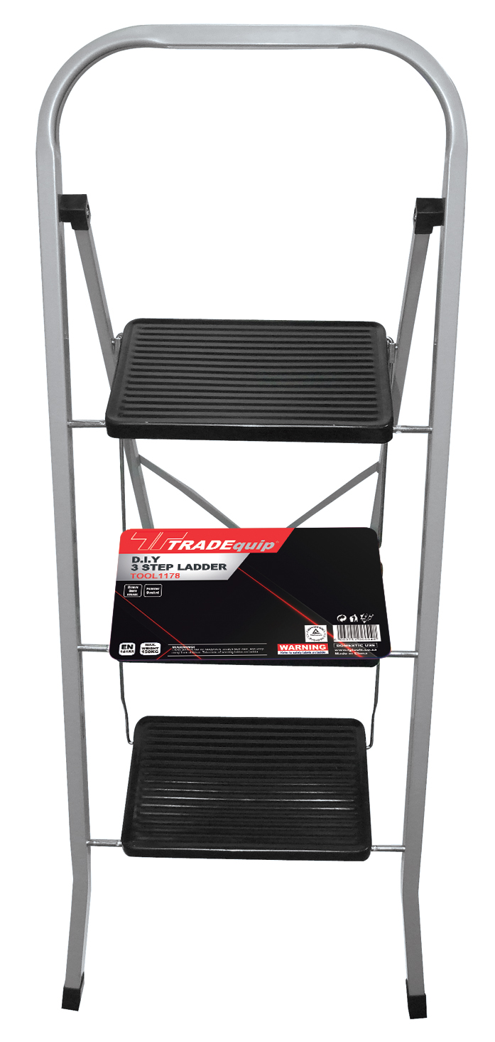 Tradequip 3 Step Ladder – Limited Stock, Massive Savings!
