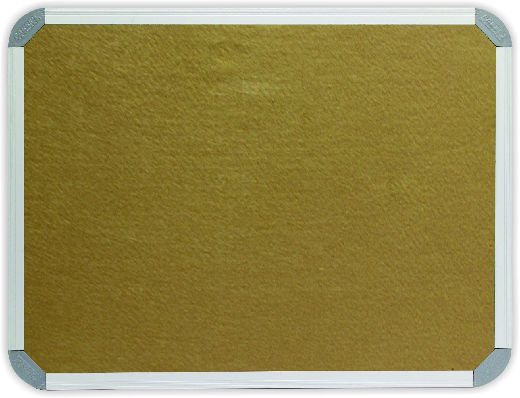 Parrot Notice Board Aluminium Frame 1200x900mm Beige