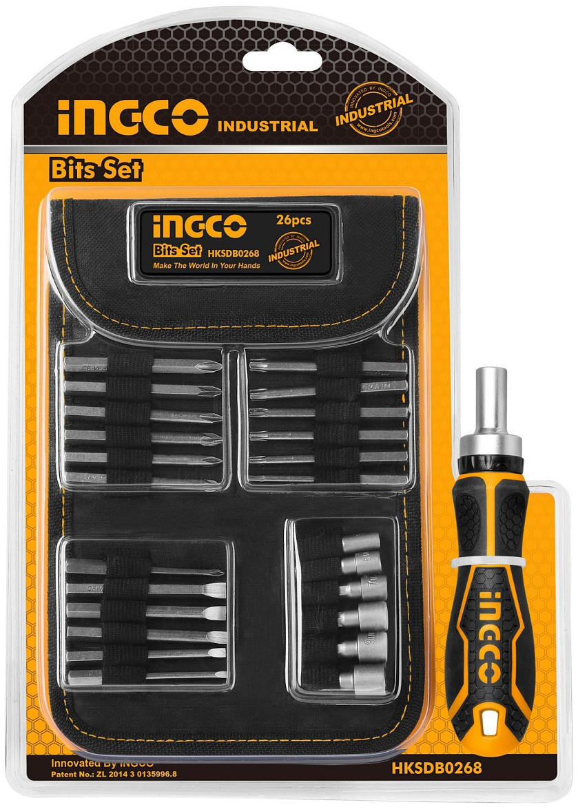 Ingco - Screwdriver Bit Set - 26 Piece - Dailydeals.co.za