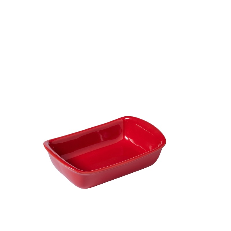 Pyrex 22cm Supreme Ceramic Rectangular Roaster – Red