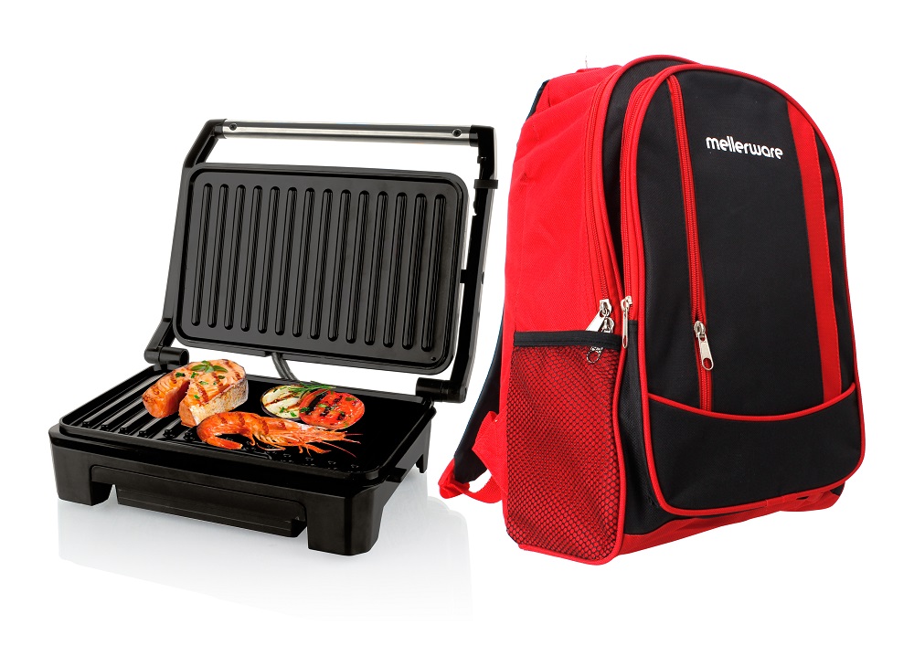 Mellerware - 2 Piece Pack Set Panini Press With Backpack - Dailydeals.co.za