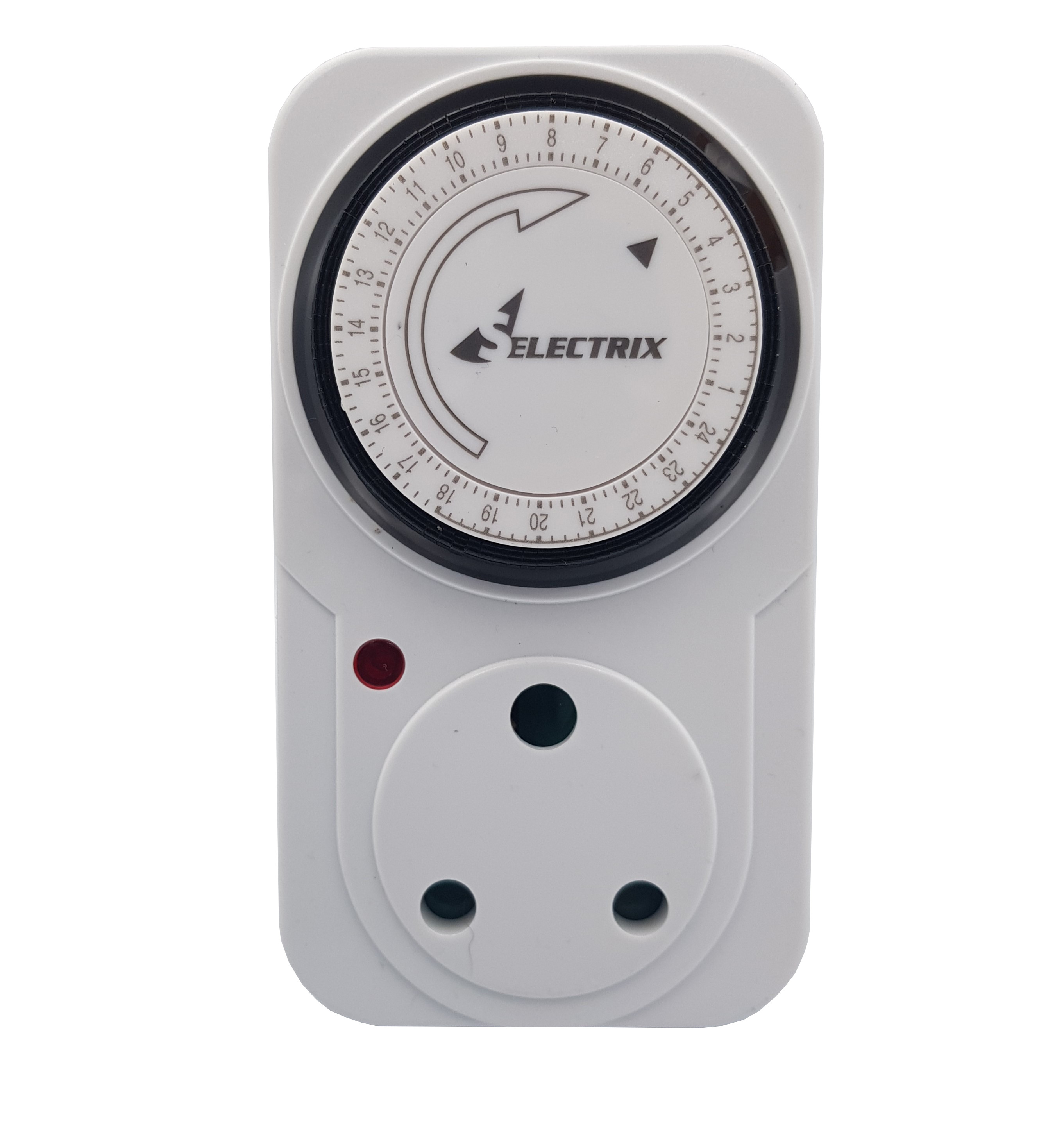 24 Hour Daily Programmable Analogue Electric Timer Plug - Dailydeals.co.za