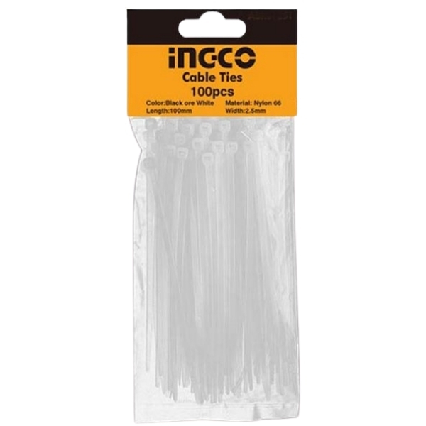 Ingco Cable Ties 100 Pieces – 300mm x 4.8mm | Limited Stock