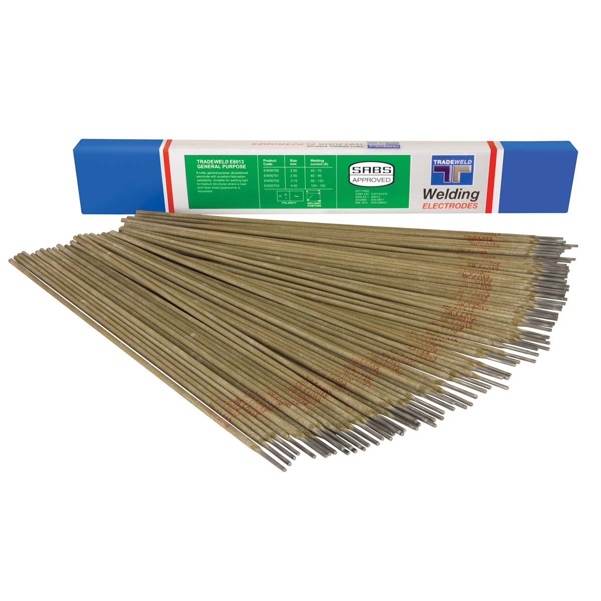 Tradeweld E6013 Mild Steel Welding Rod – 1kg, 3.2mm,
