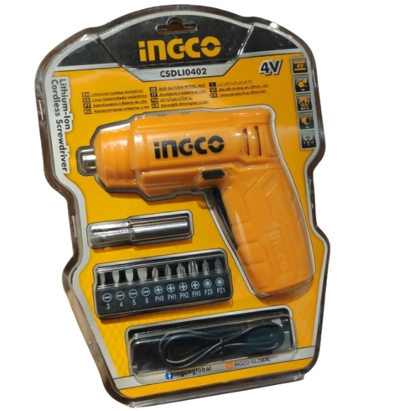 Ingco Cordless Screwdriver Set - Lithium-Ion | Limited Stock