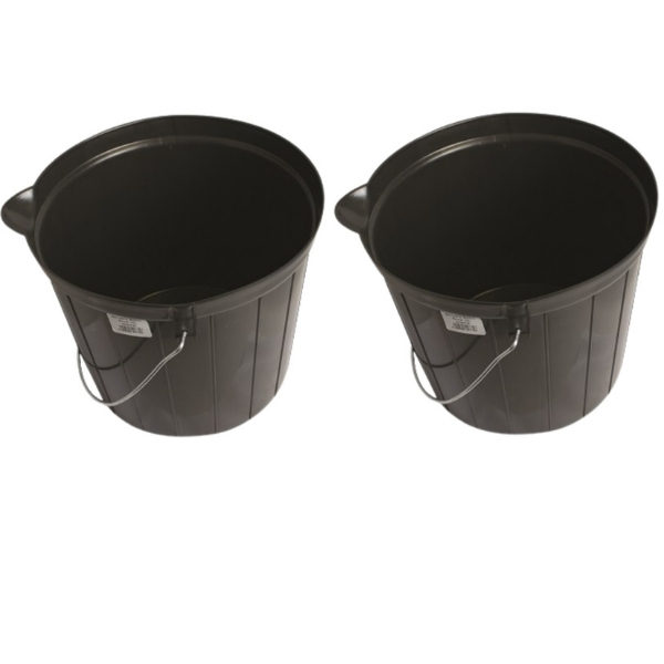 MTS Round Builders Bucket 12L - Bulk Pack of 2 | Daily Deals