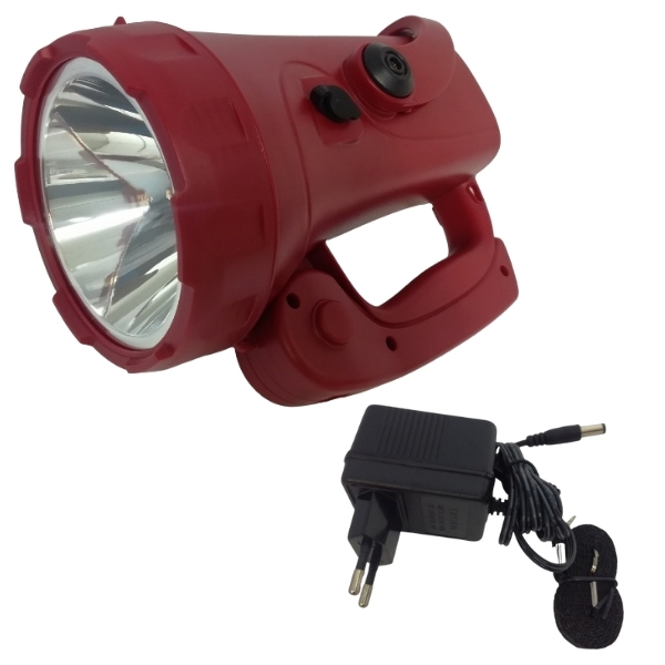 Waco Rechargeable LED Torch & Lantern – 5W, Red | Limited
