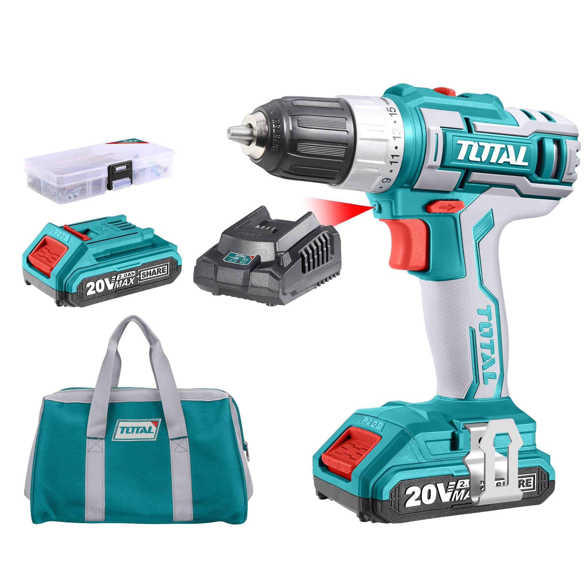 Total Tools 20V Lithium-Ion Cordless Drill – Limited Stock,