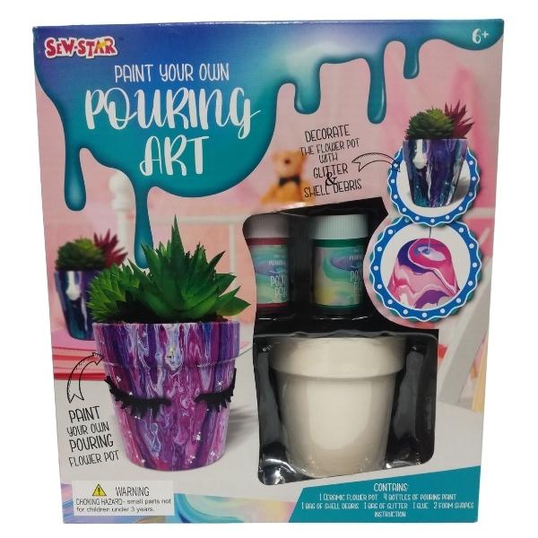 Source Direct - Pouring Art - Paint Your Own DIY Art and Craft ...