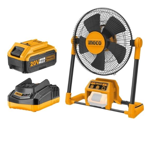 INGCO Cordless Fan with Battery & Charger – Limited Stock!