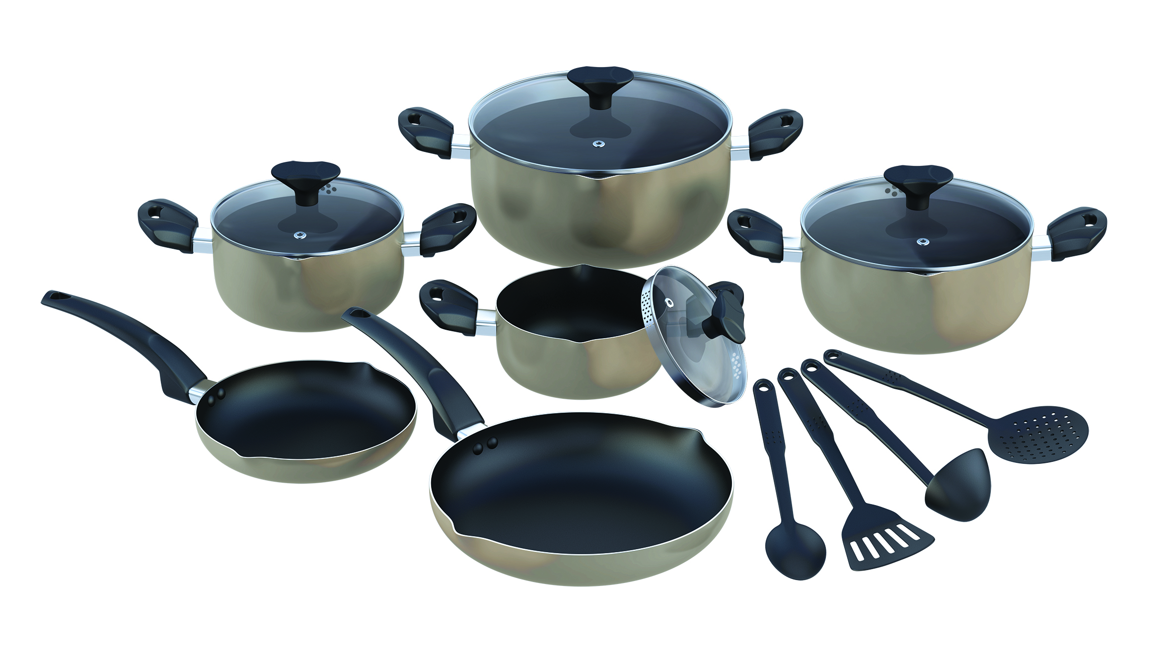 Bennett Read 14-Piece Royal Strainer Cookware Set – Limited