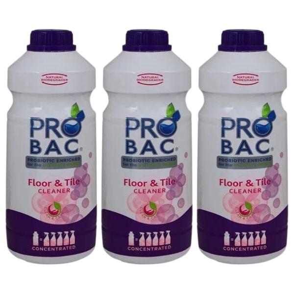Probac – Floor and Tile Cleaner 1L – Concentrated - Pack of 3 ...