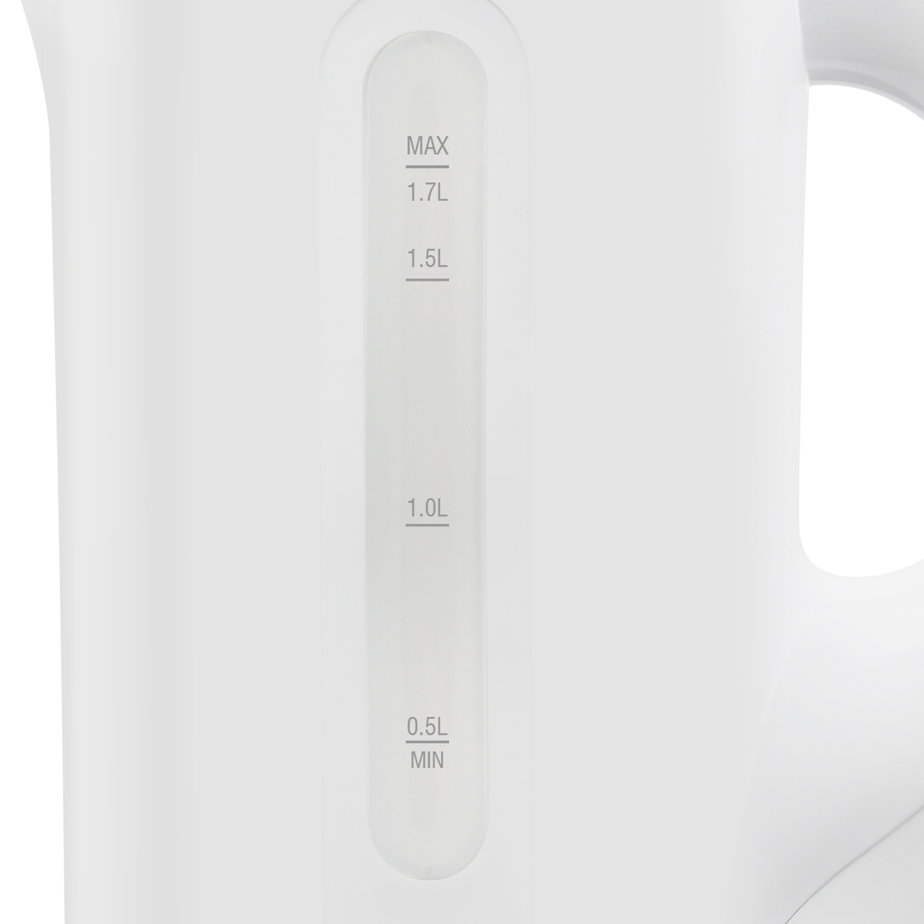 Mellerware Tugela 1.7L Corded Plastic Kettle White