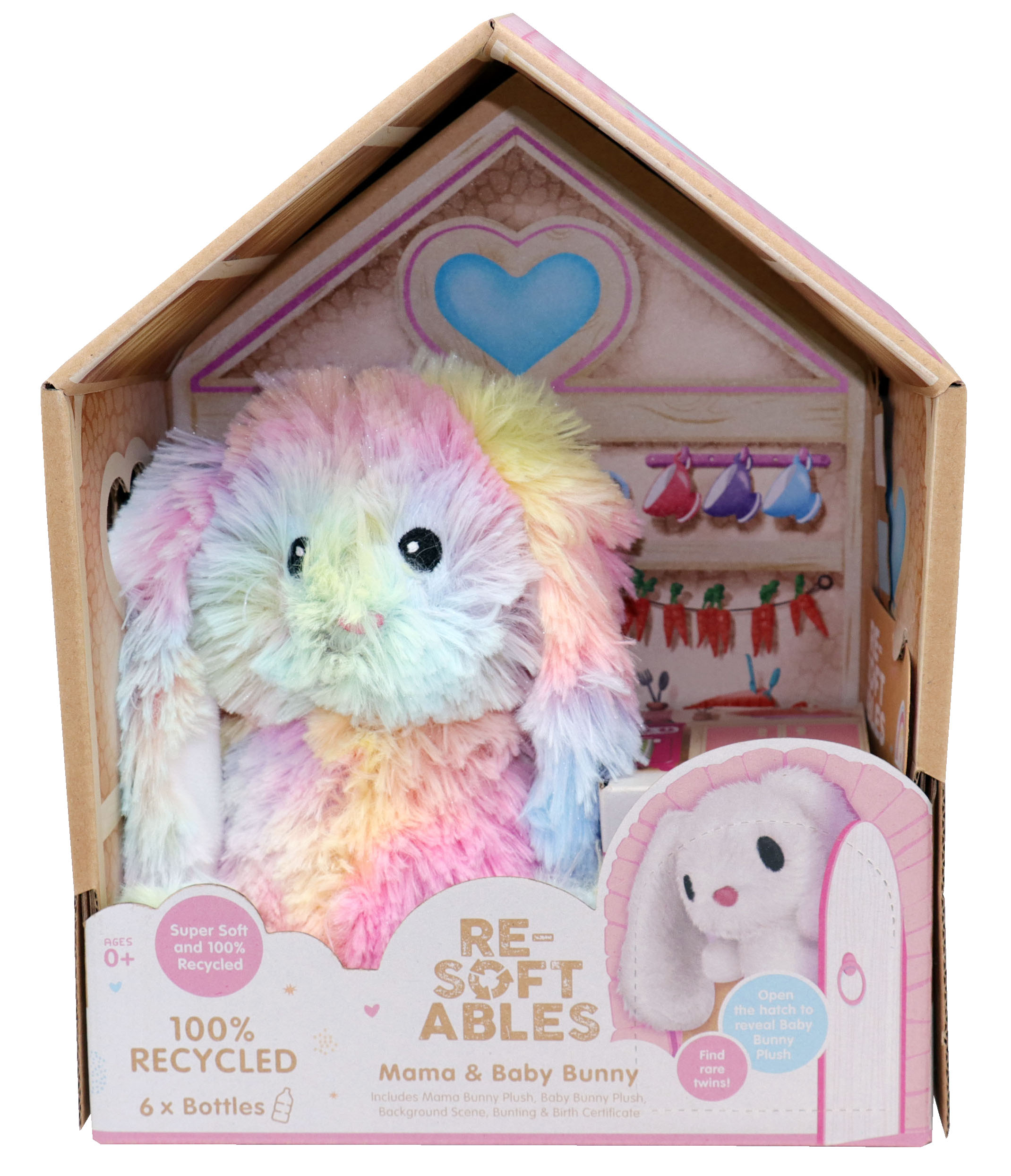 Resoftable Mama & Baby Bunny Pack | DIY Hardware for Nursery