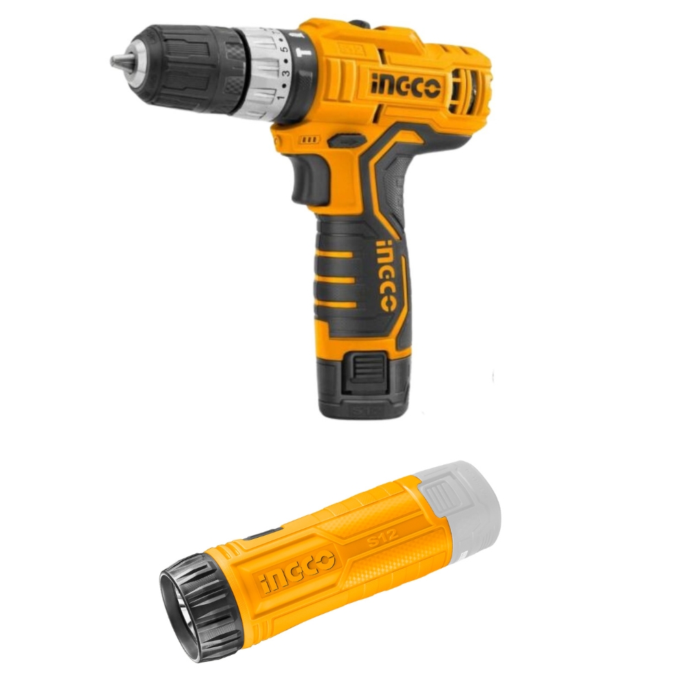Ingco 20V Cordless Drill & Flashlight – Limited Stock!