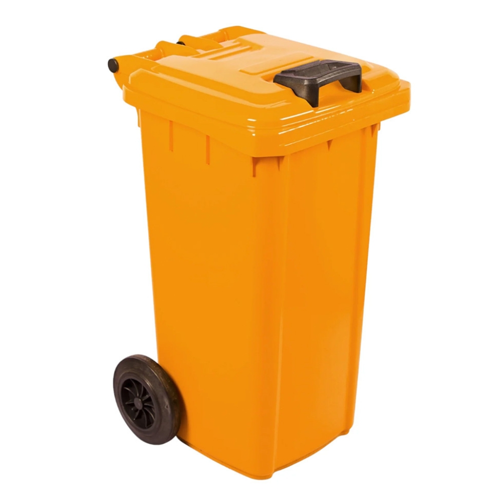 Toolhome - 240L Wheelie Bin - Orange - Dailydeals.co.za
